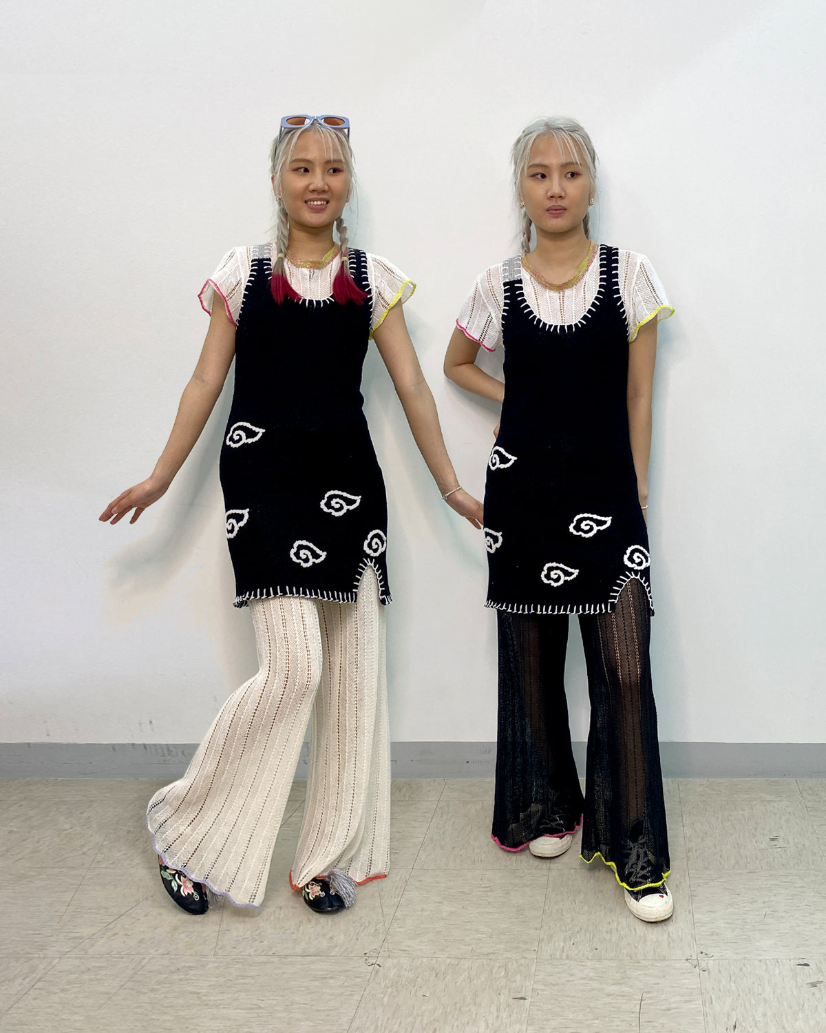 *2 colorways!* Honey Pant in Black Cotton Cord and Ivory Cotton Cord ...